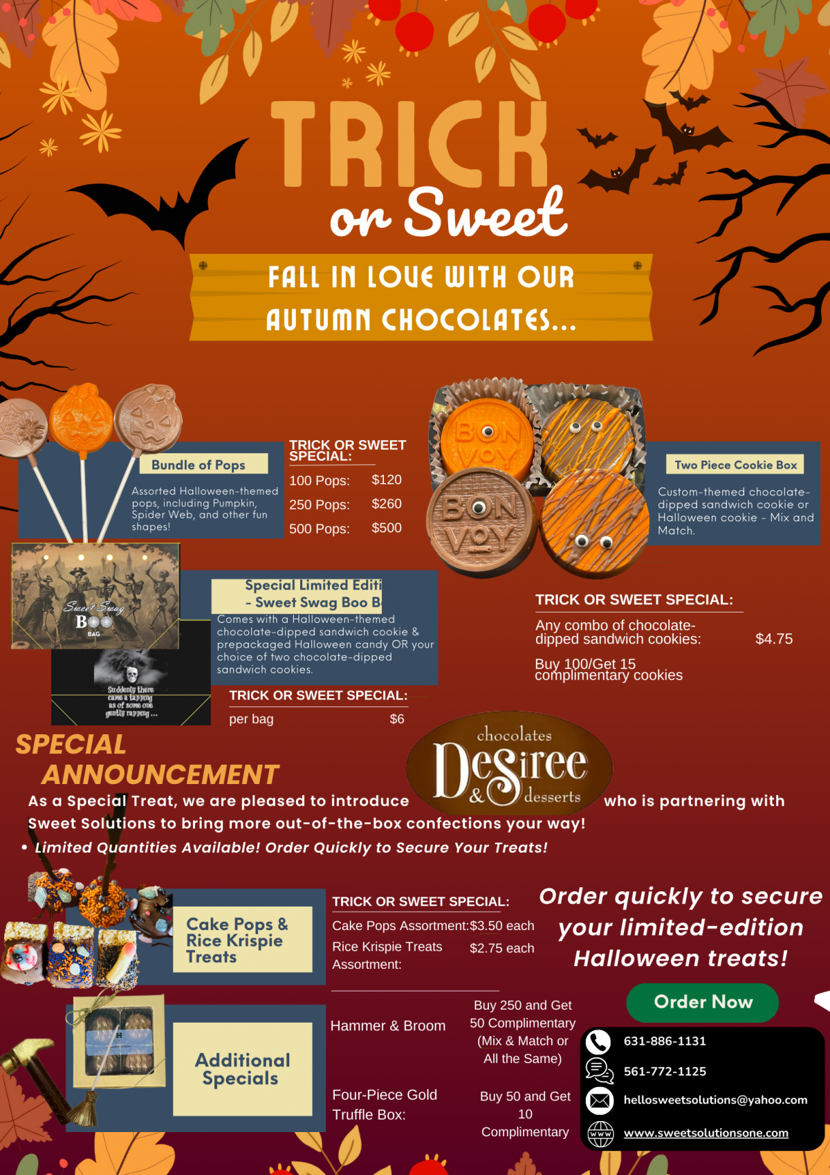 Sweets of the Past, Present, & Future – Sweet Solutions